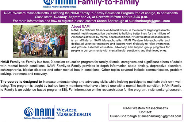 NAMI Western Massachusetts Family-to-Family Education Program | 98.3 FM ...